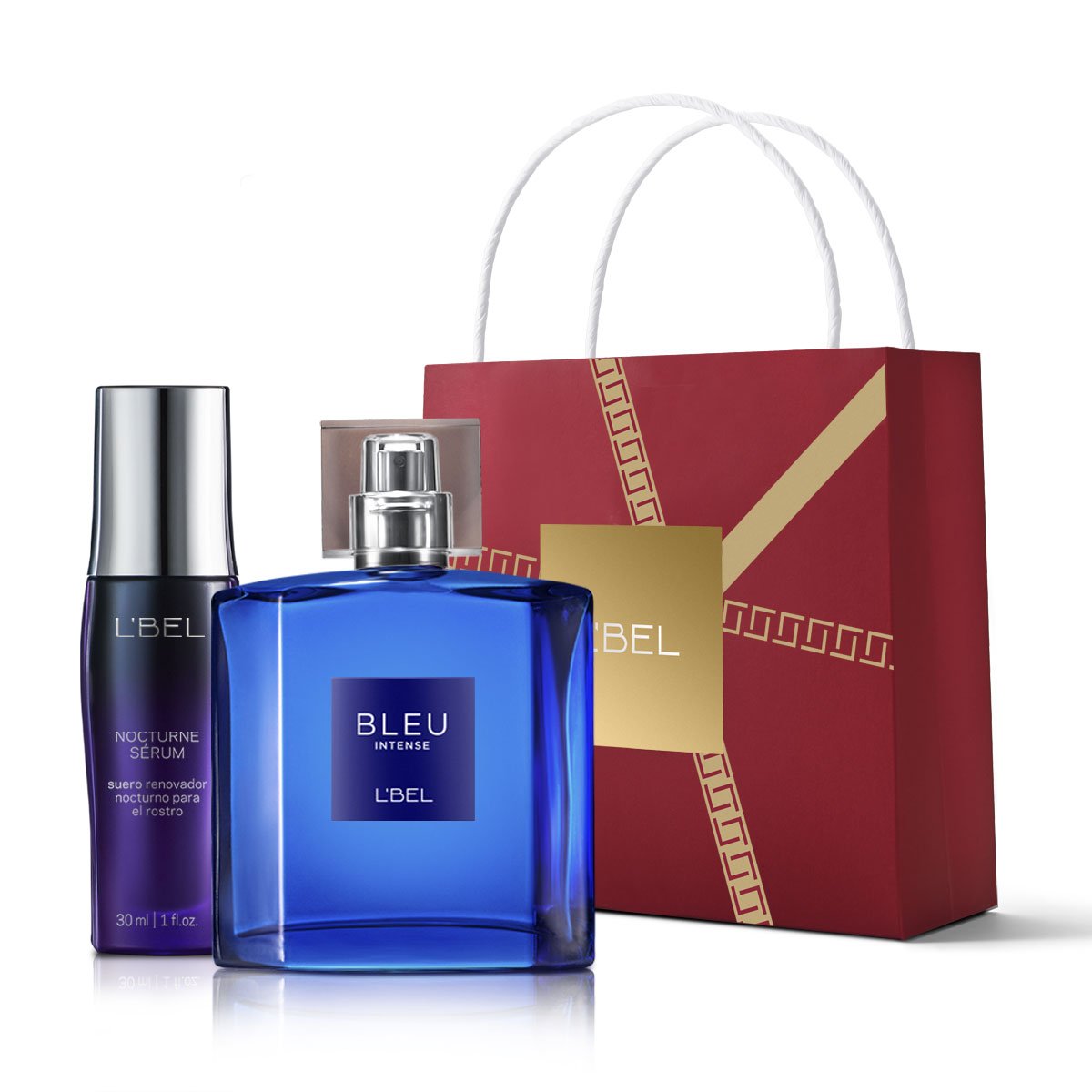 Set Blue Intense Perfume de Hombre 100ml y Nocturne Sérum Facial 30ml ...
