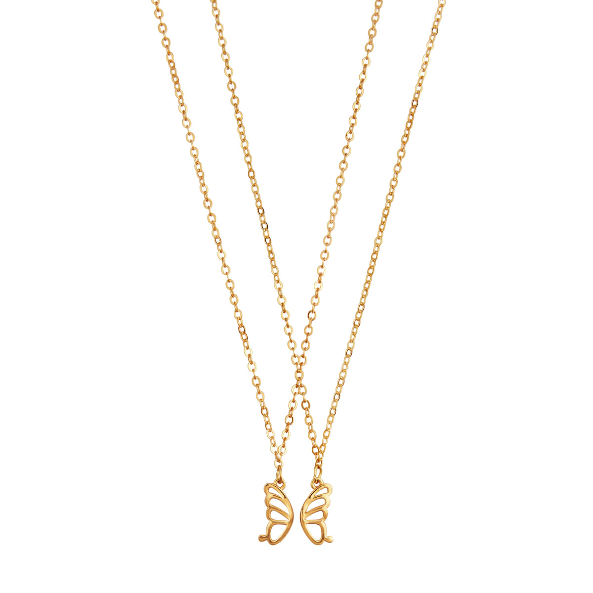 Set de dos collares dorados Perfect Match | Cyzone - Cyzone México