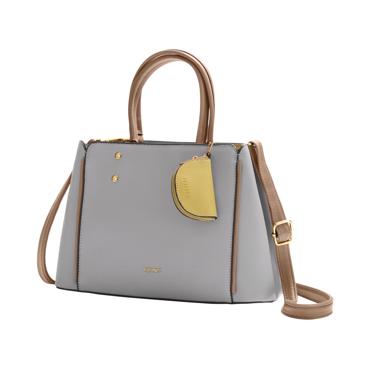 Bolso Mujer Marsha: Casual, Cuero Sintético Celeste | Cyzone - Cyzone ...