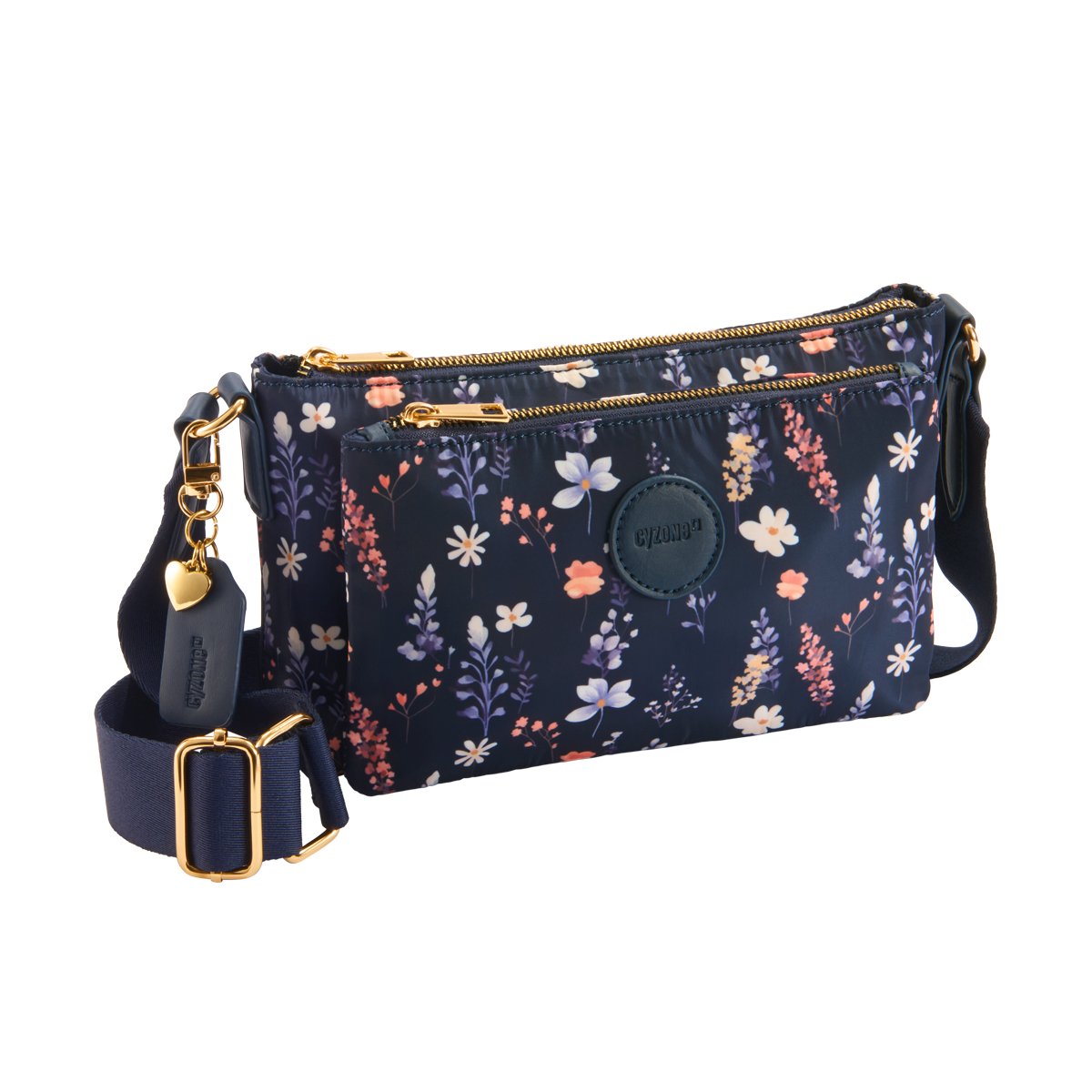 Mini morral para mujer Atlas, tela poliéster azul | Cyzone - Cyzone México